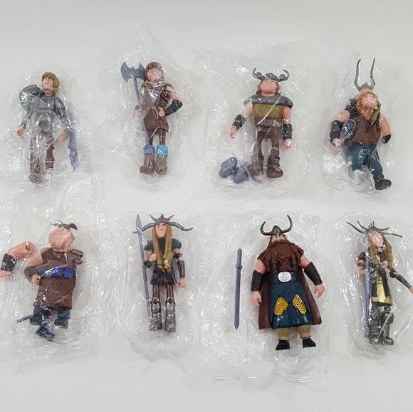 Max Fun | Toys | 8pc Viking Barbarian Cake Toppers Pirate 5 Action ...